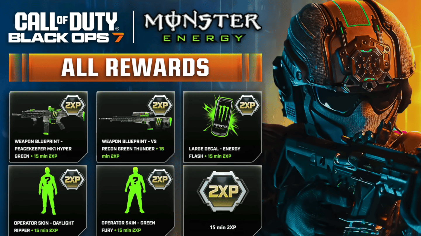 Call of Duty BO7 Monster Energy BUNDLE - Riiov